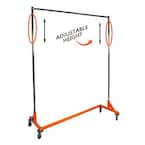 Only Hangers Black Z Metal Clothes Rack 63 in. W x 84 in GR600 - The ...