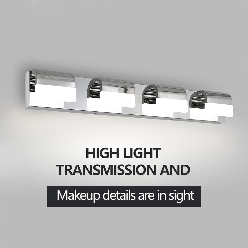 Sunpez 29.9 in. 4-Light LED Lights Over Mirror Modern Bathroom Vanity ...