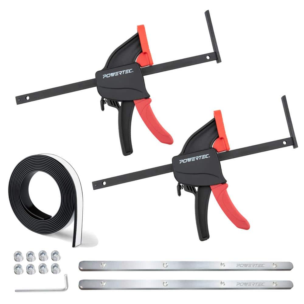 ‎POWERTEC Track Saw Guide Rail Connector for Festool/Makita/DeWalt/Triton (2-Set), 55 in ...