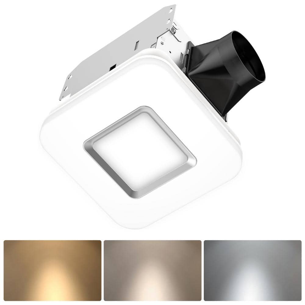 Orein 110 CFM Ceiling Mount Room Side Installation Bathroom Exhaust Fan ...