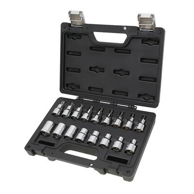 Beta 3/8 in. Drive Metric Socket Set with Ratchet (33-Piece) 913E/C33