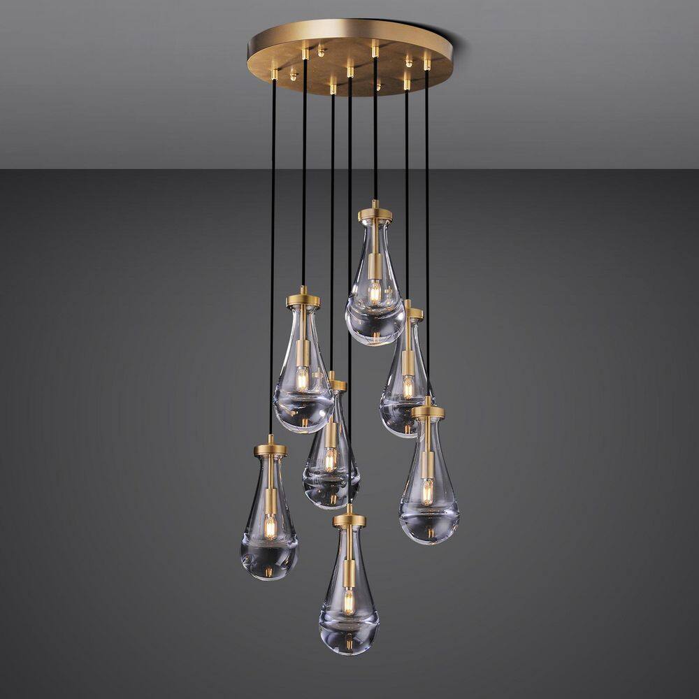 Have a question about PUYRNF Raindrop 7-Light Dining Room Chandelier ...