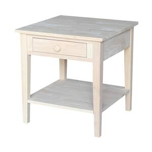 International Concepts Solano Unfinished End Table-OT-6E - The Home Depot