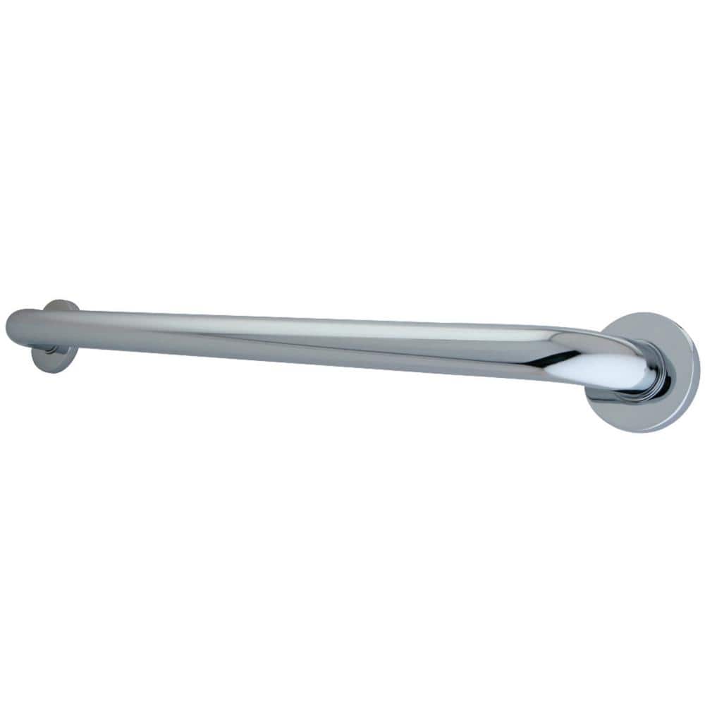 Kingston Brass Silver Sage 12 in. x 1-1/4 in. Grab Bar in Chrome ...