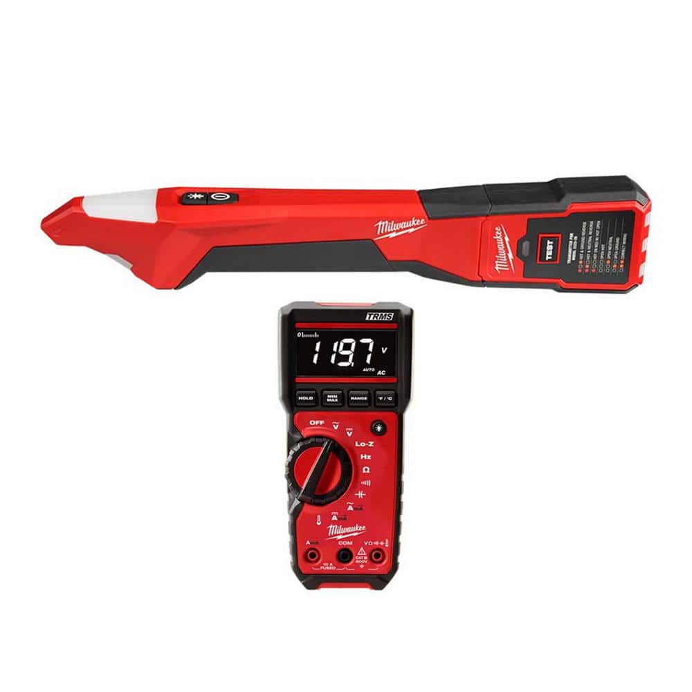 Milwaukee Digitial Circuit Breaker Finder with Digital Multimeter 2222 ...