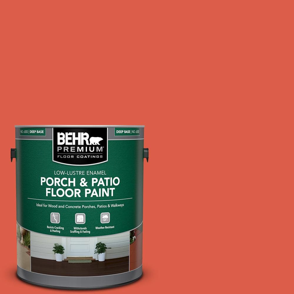 BEHR PREMIUM 1 gal. #P180-6 Pimento Low-Lustre Enamel Interior/Exterior ...