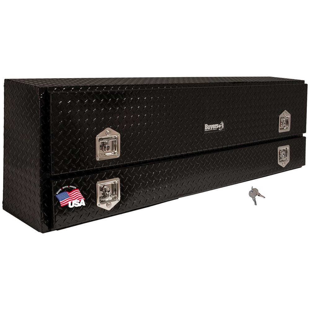 BUYERS PRODUCTS Top Mount Contractor Truck Tool Box in Diamond Tread ...