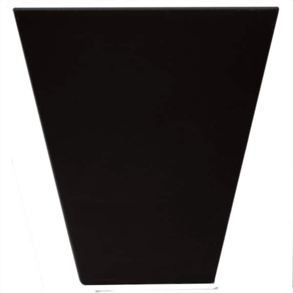 Builders Edge 9 in. Flat Panel Window Header Keystone in 002 Black ...