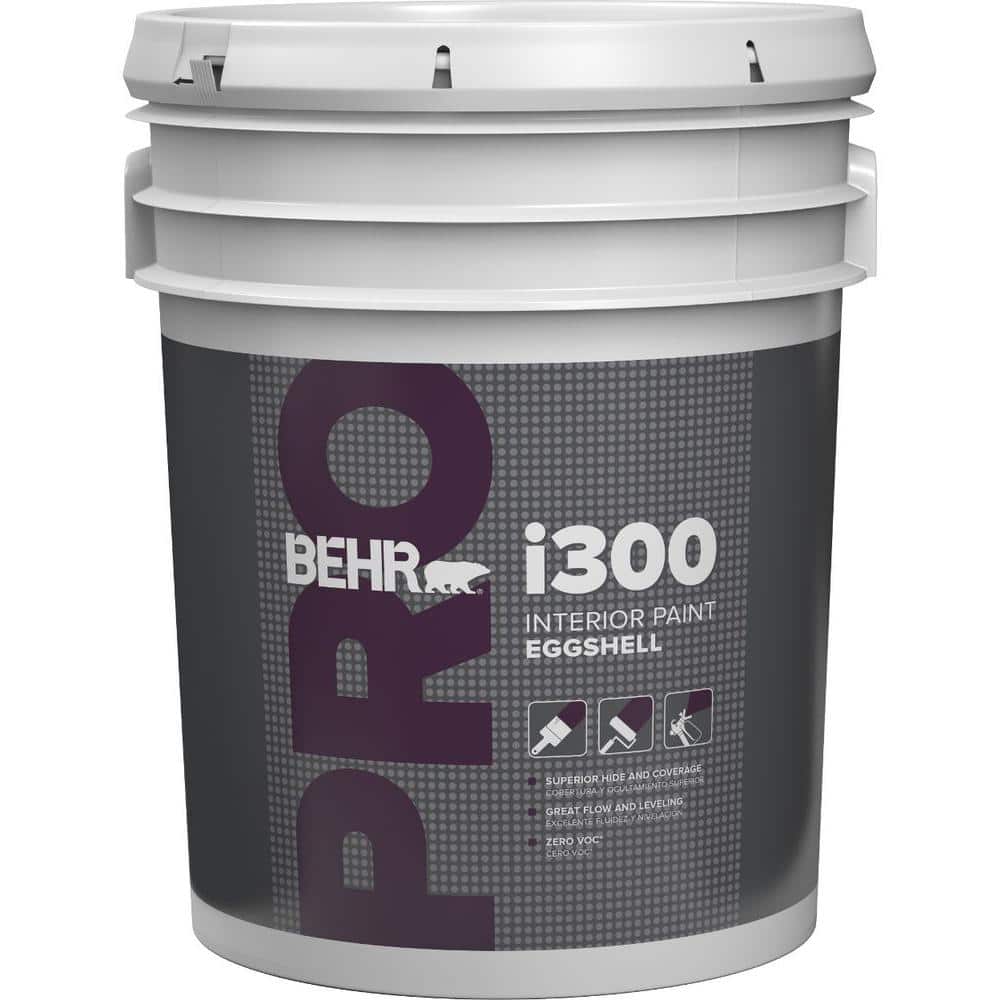 BEHR PRO 5 gal. i300 Deep Base Eggshell Interior Paint PR33305 - The ...
