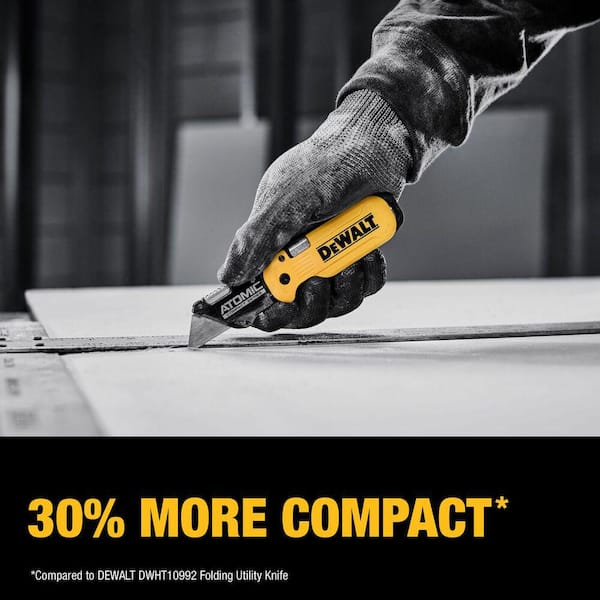 DEWALT Atomic Folding Utility Knife DWHT10990 - The Home Depot