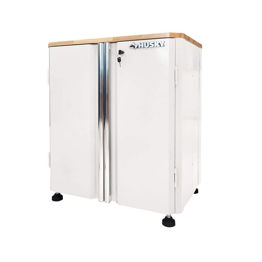 Husky HUSKY 28 in. W x 33 in. H x 19 in.D Folding 22-Gauge Steel 1 ...