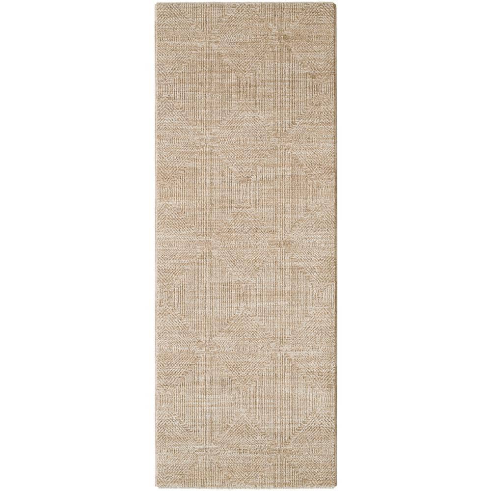Livabliss Masterpiece Beige/Tan Traditional 2 ft. x 7 ft. Indoor Area ...