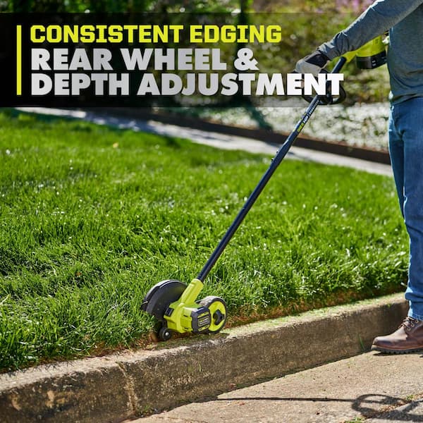 RYOBI ONE+ HP 18V Brushless Edger (Tool Only) P2302BTL - The Home Depot