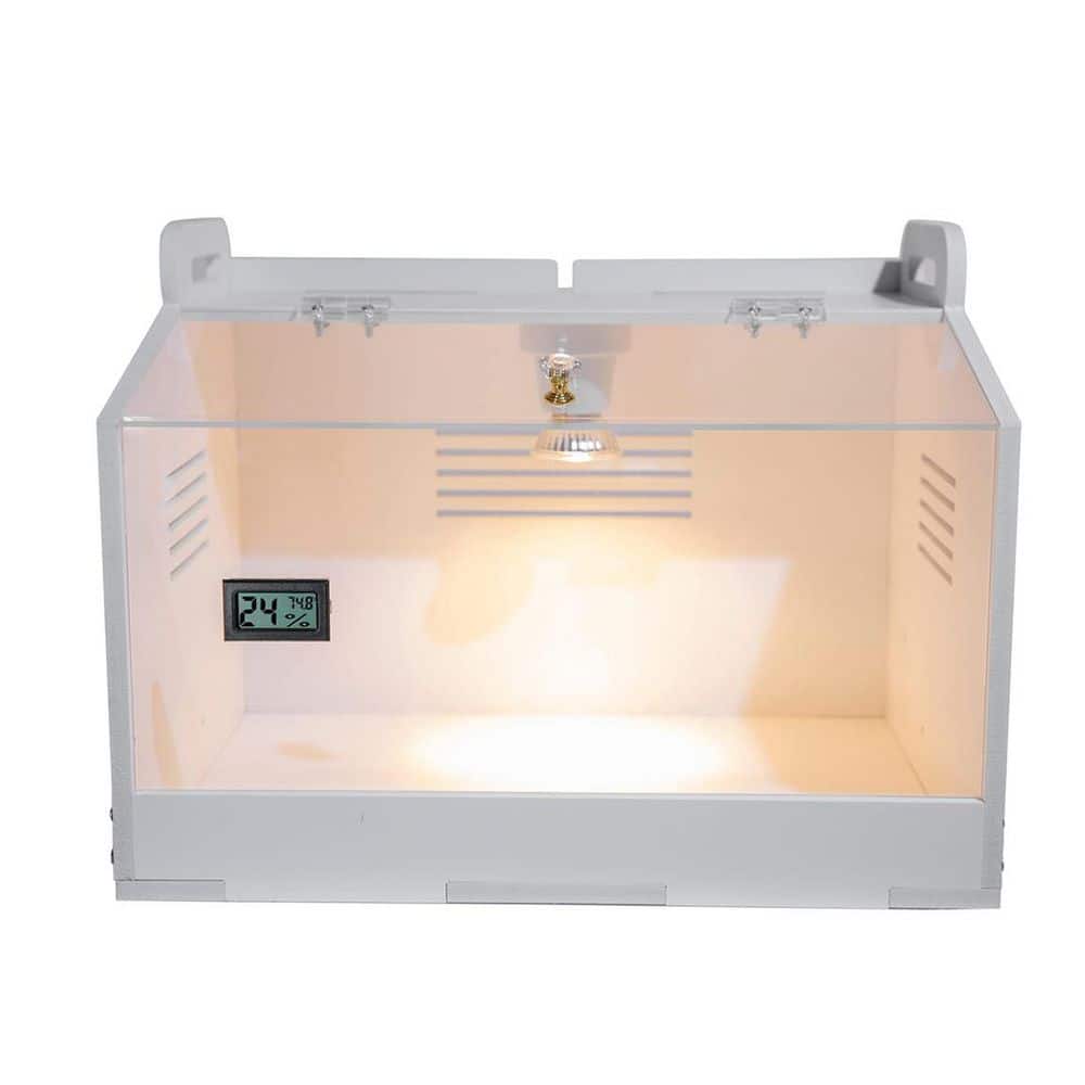 KIWDZFU Intelligent PVC Brooder Box for Chicks Quail Small Animals with ...