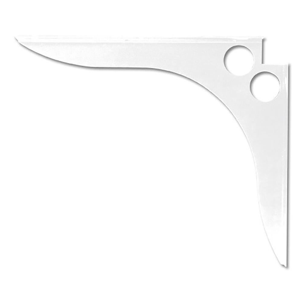 FASTCAP Speed Brace 18 in. White Heavy-Duty Shelf Bracket FC.SB15X18WH ...