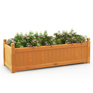 HONEY JOY Raised Garden Bed Elevated Planter Box with Drainage Gaps ...