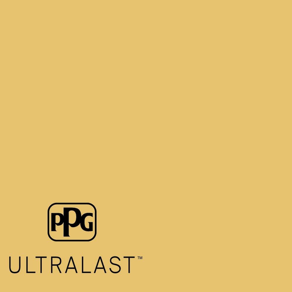 PPG UltraLast 5 gal. #PPG1106-4 Turner's Yellow Semi-Gloss Interior ...