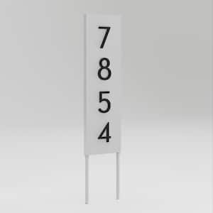 POST & PORCH Welcome Home Rectangle Address Yard Sign welcome-brown ...