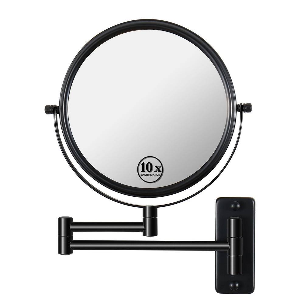 Movisa 16.8 in. W x 12 in. H Round Framed Two-Sided Wall Mount ...