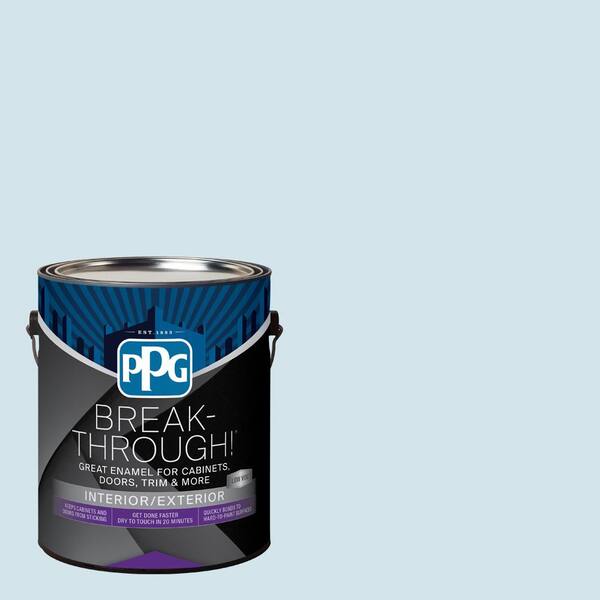 Break-Through! 1 gal. PPG1240-1 Ocean Breeze Satin Door, Trim & Cabinet ...