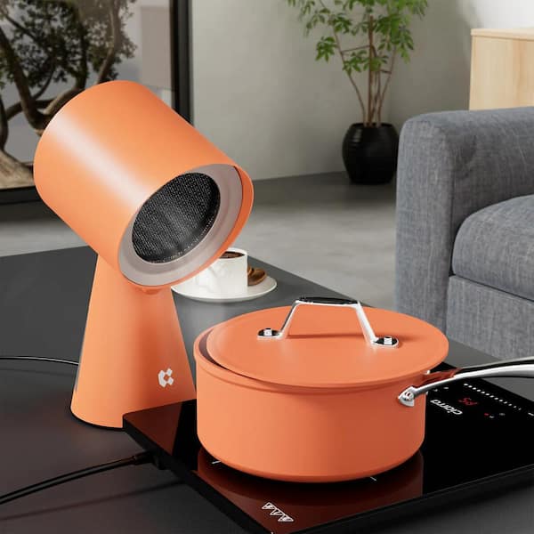 JEREMY CASS 6.18 in. 70 CFM Ductless Under Cabinet Desktop Range Hood Portable Range Hood in Orange CIADOERANGE27 The Home Depot