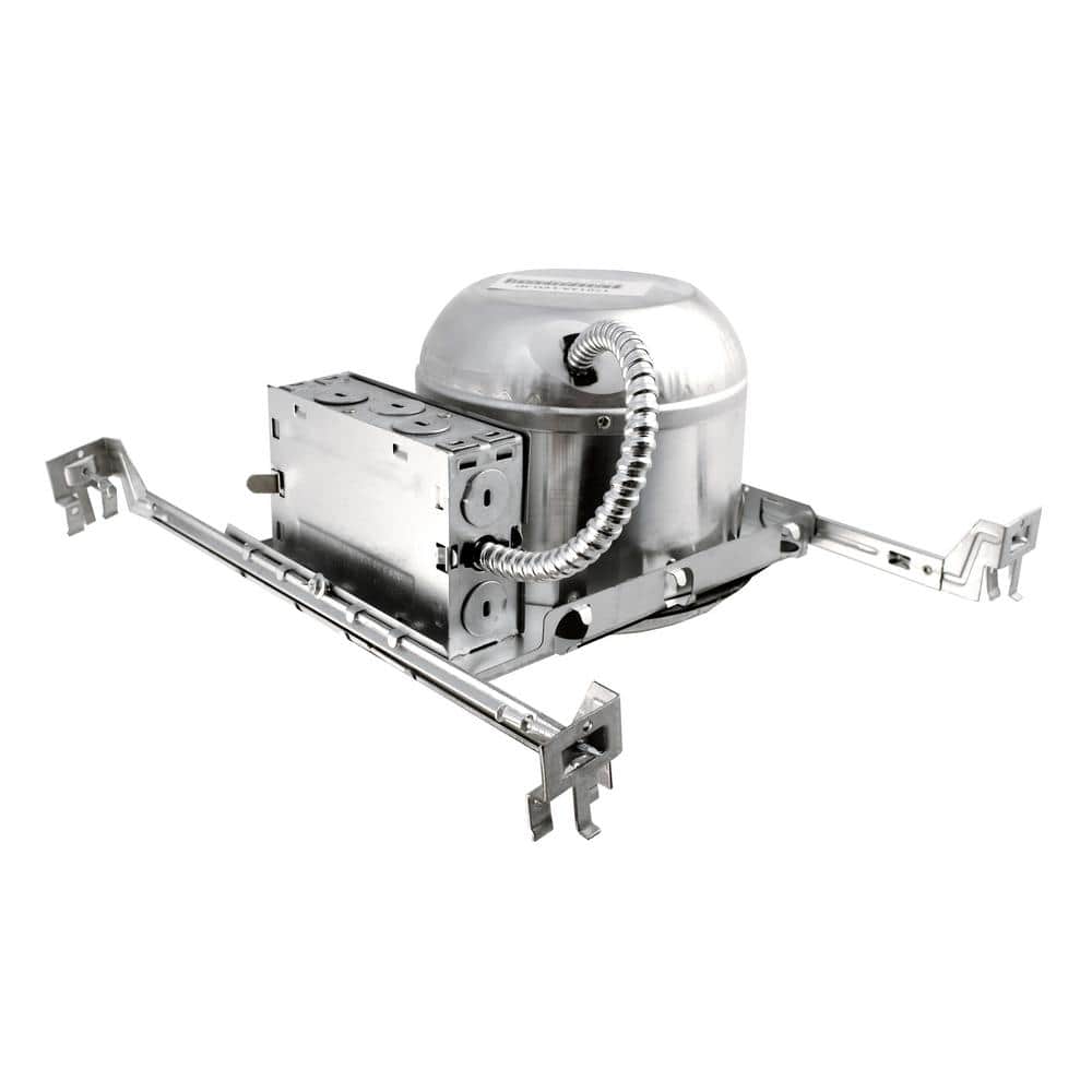 NICOR 6 in. IC-Rated Airtight Shallow New Construction Recessed Housing ...