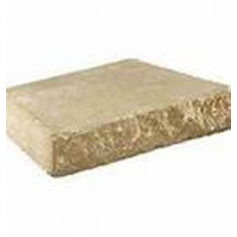 Anchor Wall Systems 10 in. H x 17-1/4 in. W Dia Wall Cap Buff AW108 ...