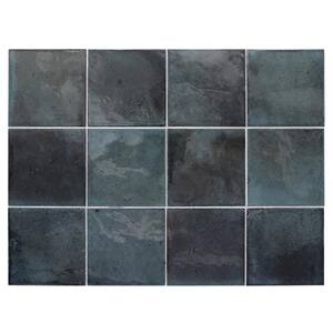 Apollo Tile Antiek Blue 2.58 in. x 7.9 in. Glossy Ceramic Subway Wall ...