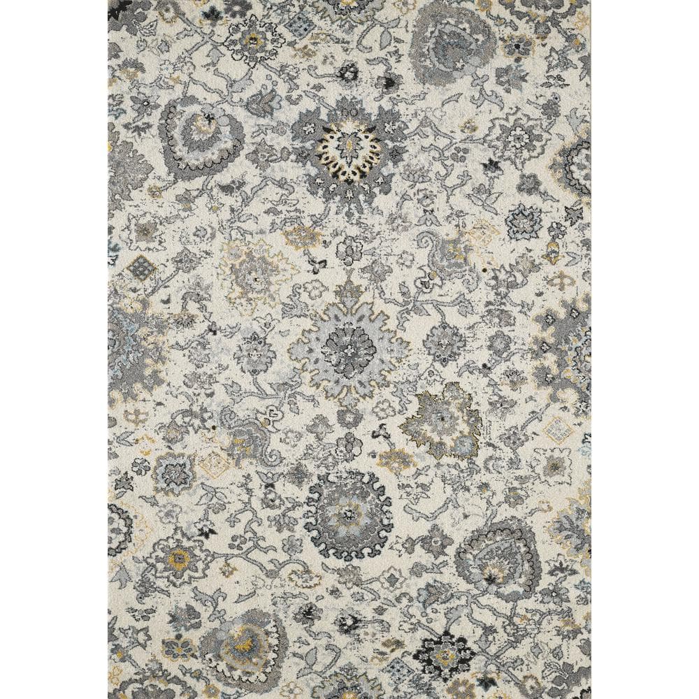 Abani Lennox Ivory 4 ft. x 6 ft. Abstract Polypropylene Area Rug ... Abani Lennox Ivory 4 ft. x 6 ft. Abstract Polypropylene Area Rug ...