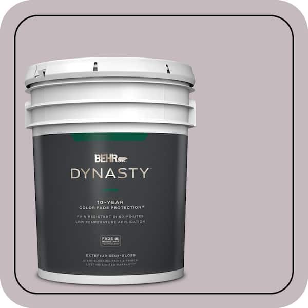 BEHR DYNASTY 5 gal. #N110-2 Mulberry Stain Semi-Gloss Exterior Stain ...