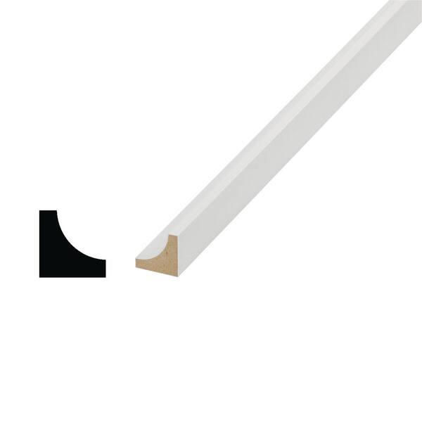 FINISHED ELEGANCE WM 100 11/16 in. x 11/16 in. Painted MDF Cove ... FINISHED ELEGANCE WM 100 11/16 in. x 11/16 in. Painted MDF Cove ...