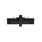 Juno Trac-Lites Black Miniature Straight Connector R23 BL - The Home Depot