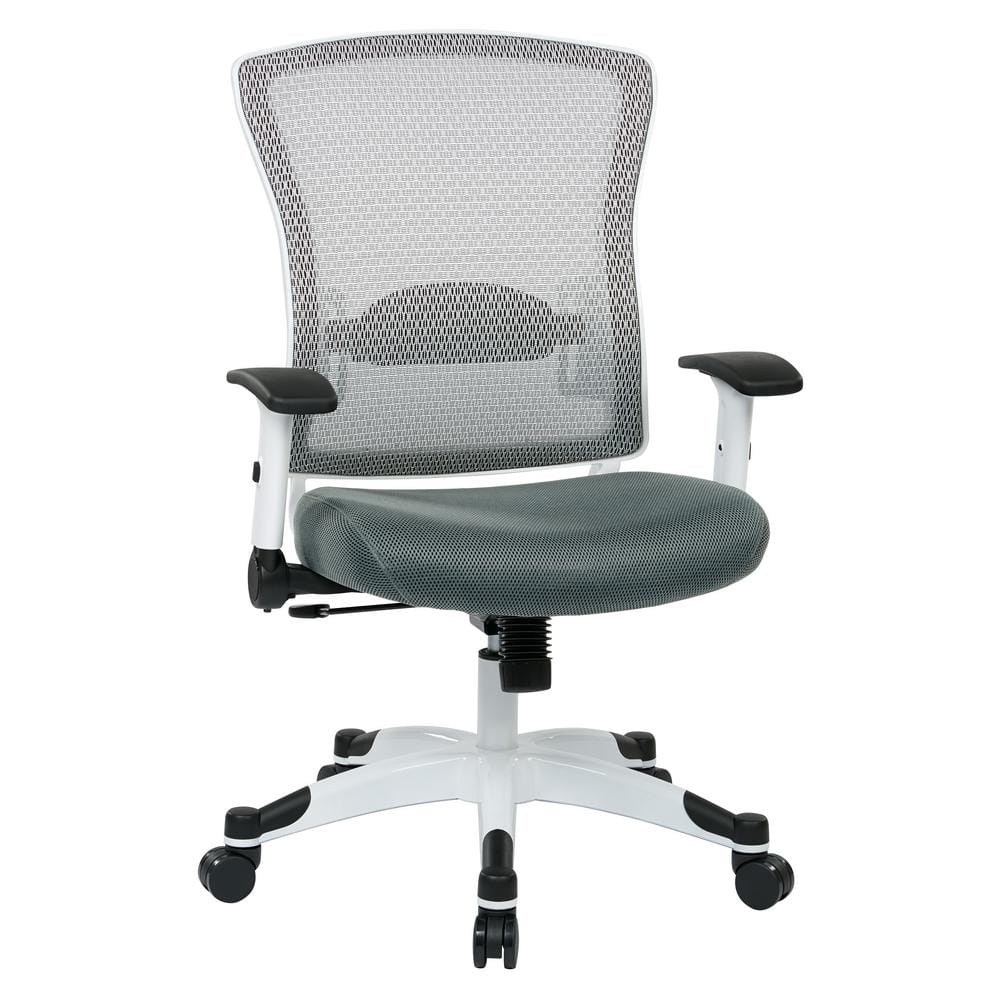 Office Star Products SPACE Seating Mesh Adjustable Height Cushioned ...