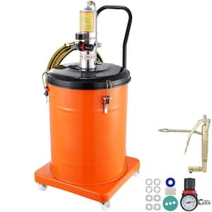 SKYSHALO Grease Pump, 5 Gal.lon 20L, Air Operated Grease Pump with 13 ...