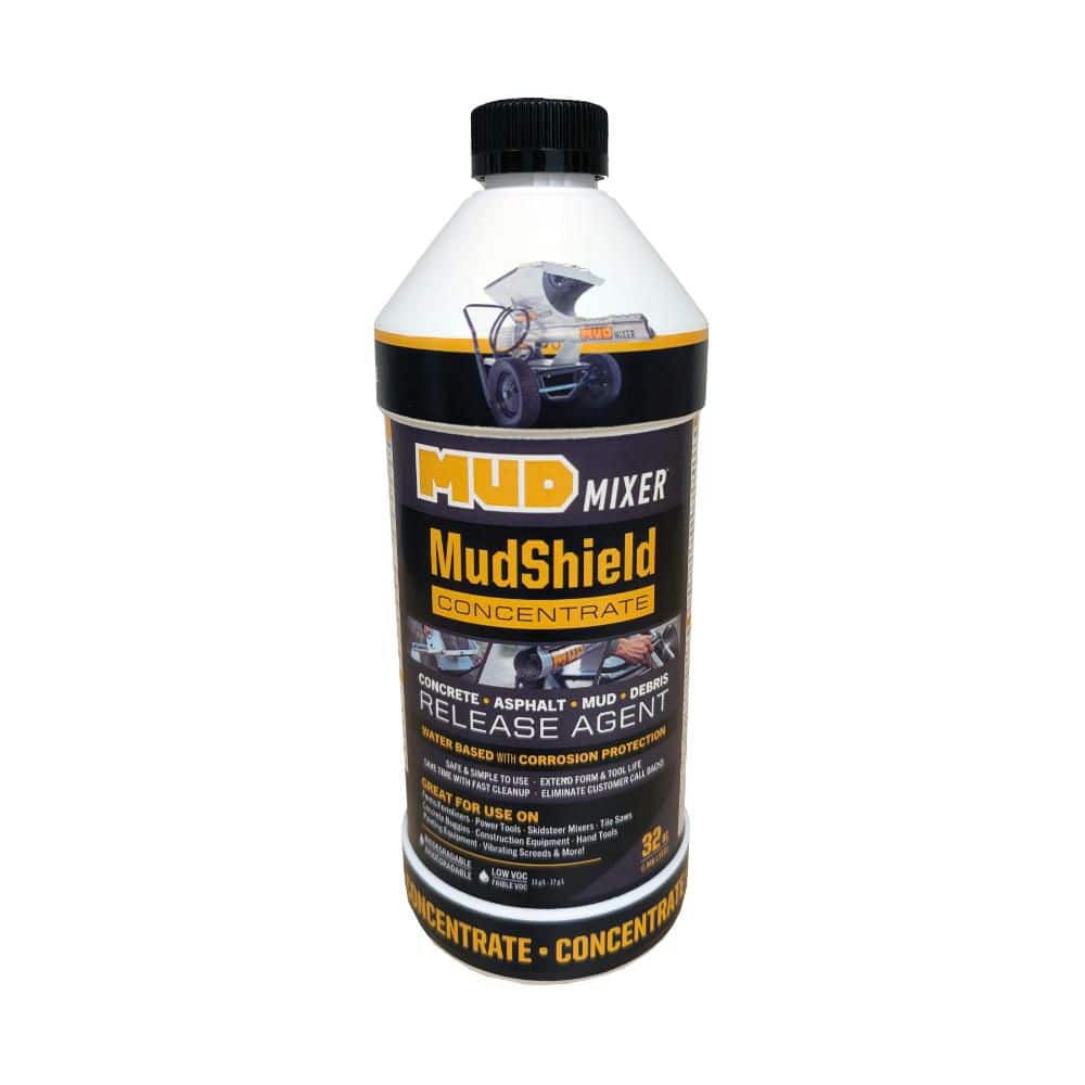 MUDMIXER MudShield 32 oz. Concentrate-Industrial-Grade Concrete Release ...