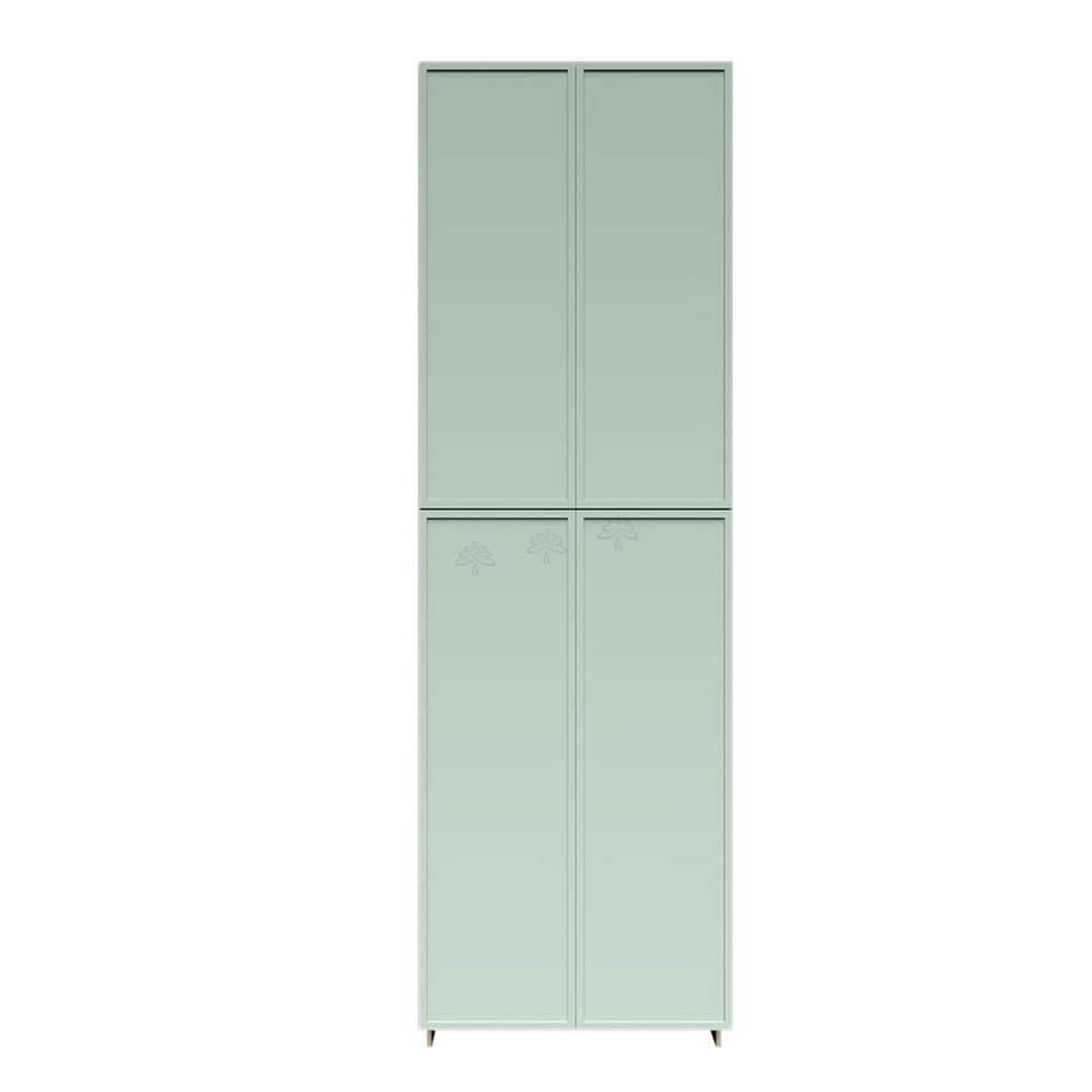 LIFEART CABINETRY Slim Shaker Assembled 24 in. W x 96 in. H x 27 in. D ...