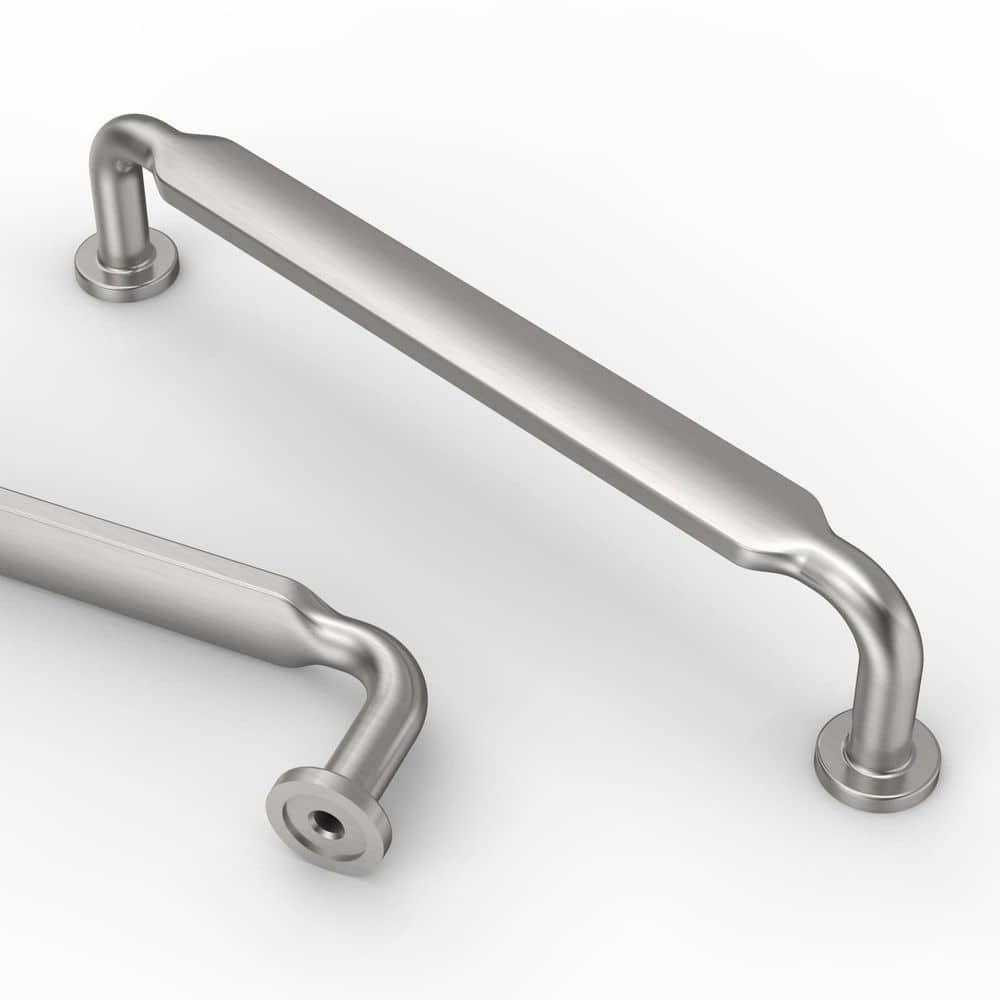 Wudkey 10-Pack Brushed Satin Nickel Kitchen Cabinet Handles, Cabinet ...