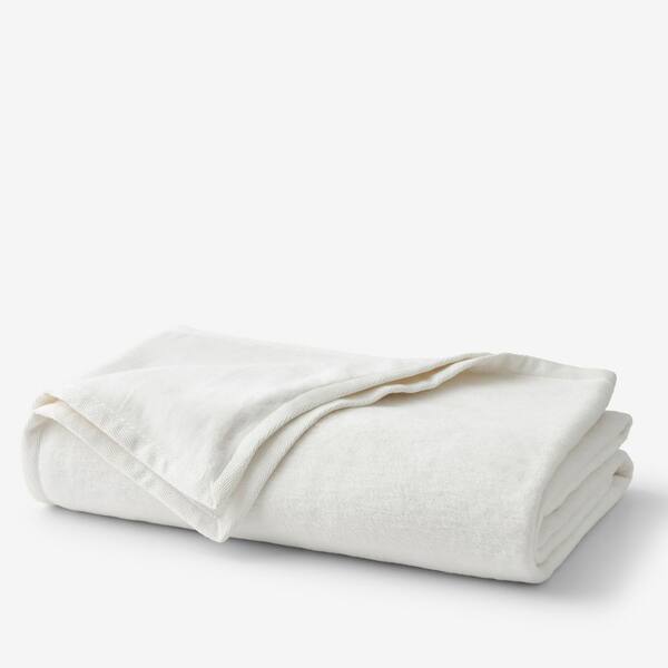The Company Store Company Cotton Acrylic Fleece Collection White Cotton ...