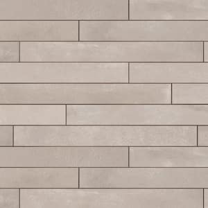 Merola Tile Tucson Seawater 2 in. x 18 in. Porcelain Floor and Wall ...