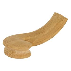 EVERMARK Stair Parts 7045 Unfinished Red Oak Right-Hand Turnout ...