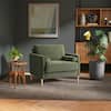 Lifestyle Solutions Lillith Olive Green Mid Century Modern Chair ...