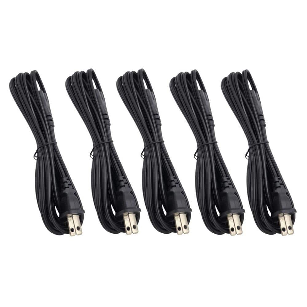 Micro Connectors, Inc 6 ft. 18AWG 2-Prong Notebook/TV/Power Cord, UL ...