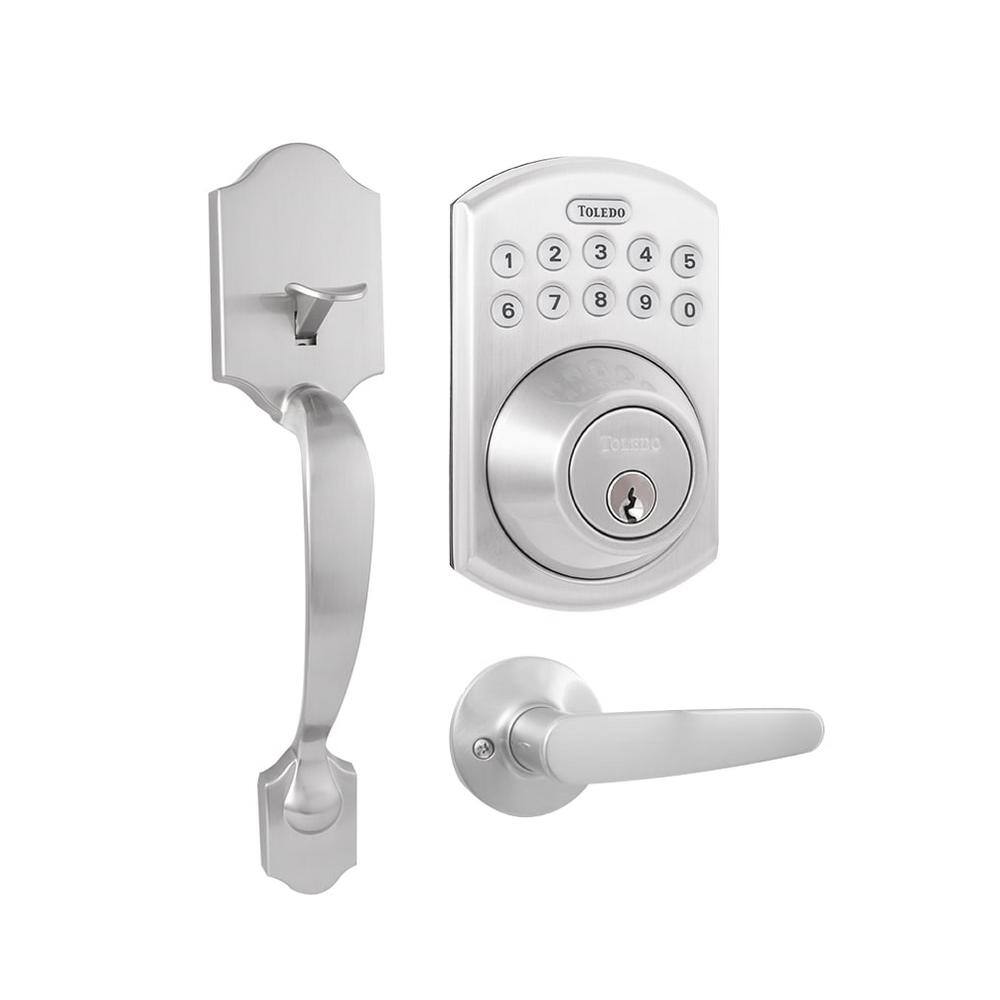 TOLEDO Electronic Door Handleset V160ECO/CA-US15 - The Home Depot