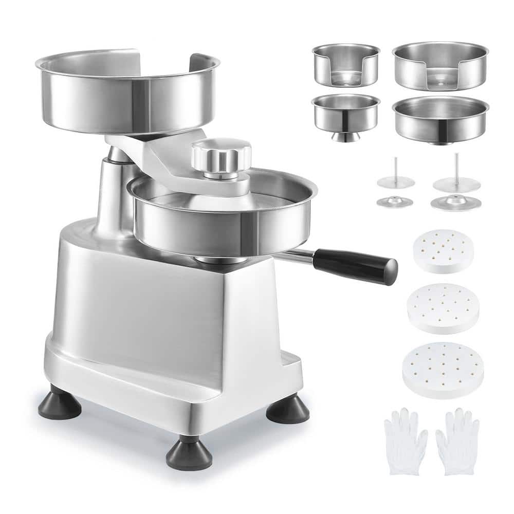 SVOPES Commercial Burger Patty Maker, 5 in. Stainless Steel Hamburger ...