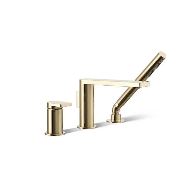 KOHLER Composed Single-Handle Wall Mount Roman Tub Faucet in Vibrant ...
