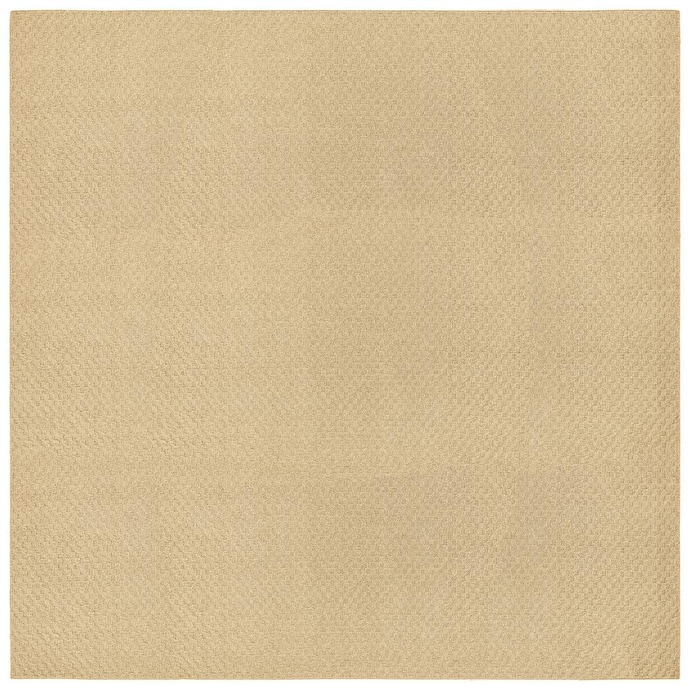 Garland Rug Town Square Tan 12 ft. x 12 ft. Geometric Area Rug ...