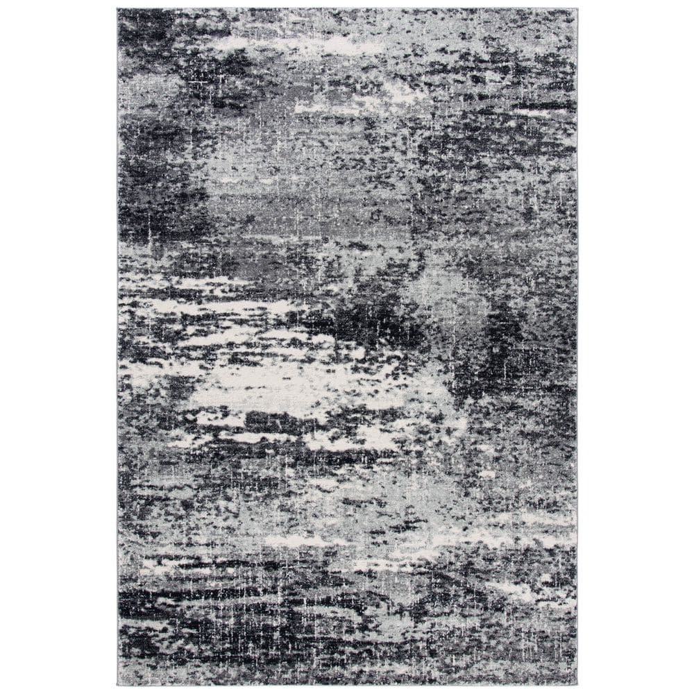 Reviews for SAFAVIEH Evoke Ivory/Dark Gray 4 ft. x 6 ft. Solid Area Rug ...