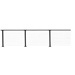 CityPost 16 ft. Deck Cable Railing in Black CP-16-B-D - The Home Depot