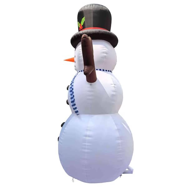 Northlight 20ft. Lighted Inflatable Snowman Outdoor Commercial ...