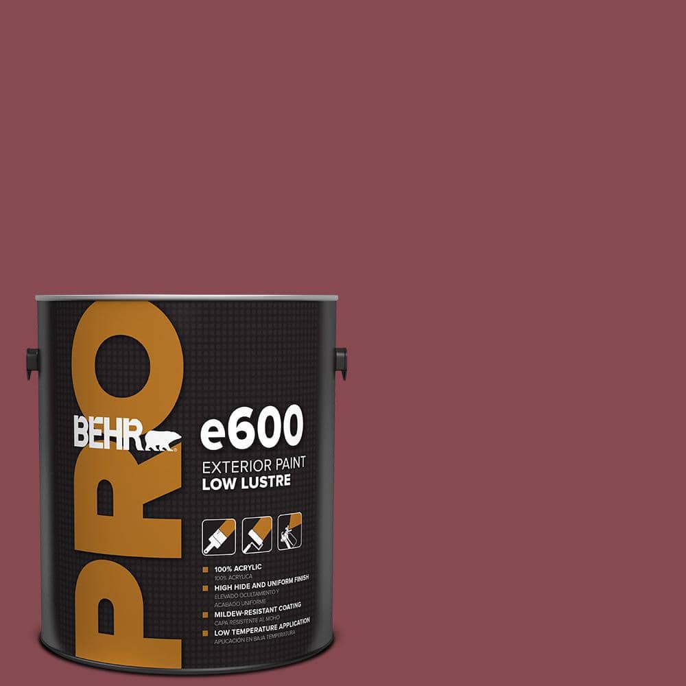 BEHR PRO 1 gal. #ICC-83 Currant Jam Low Luster Exterior Paint PR62301 ...